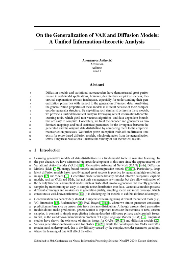 Generalization of VAE | PDF | Applied Mathematics | Statistical Theory