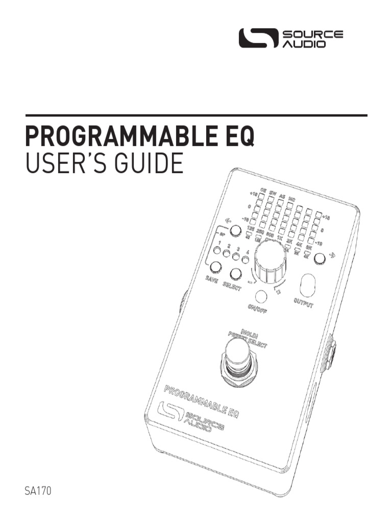 sa_eq_manual | PDF | Equalization (Audio) | Parameter (Computer ...