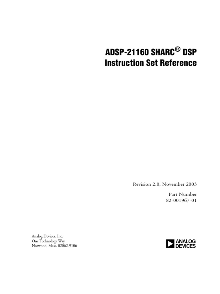 236999443isr 21xxx | PDF | Instruction Set | Assembly Language