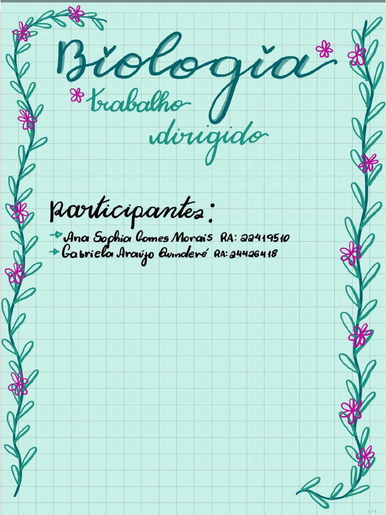 TD de Biologia | PDF