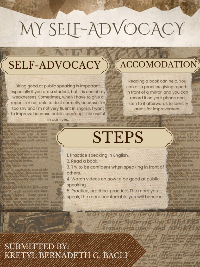 Self Advocacy | PDF