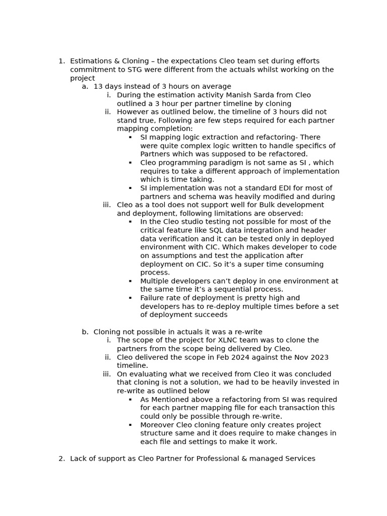 Write Up For Cleo - SI Migration | PDF | Computing