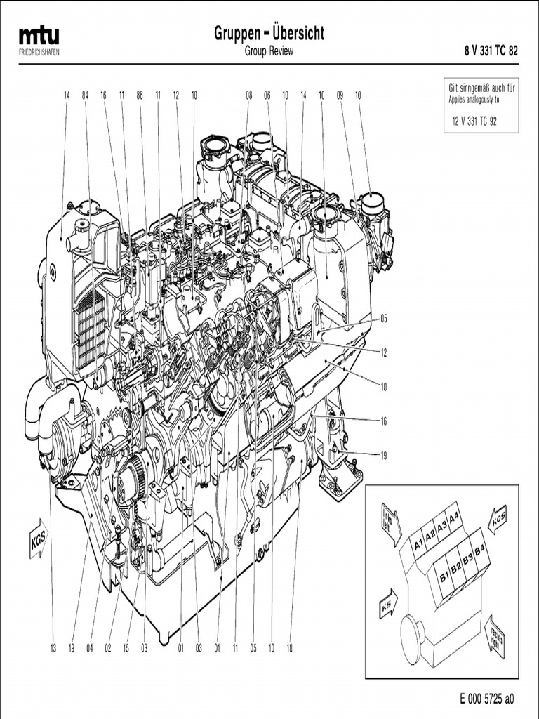 Manual Motor Mtu 12V 331 | PDF | Engines | Valve