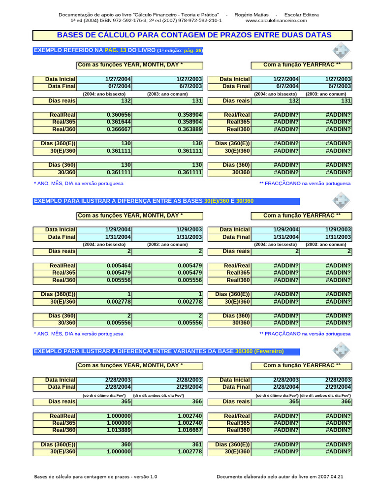 Bases de Calculo No Excel v2 0 PROTECTED Cftp5 (1) | PDF