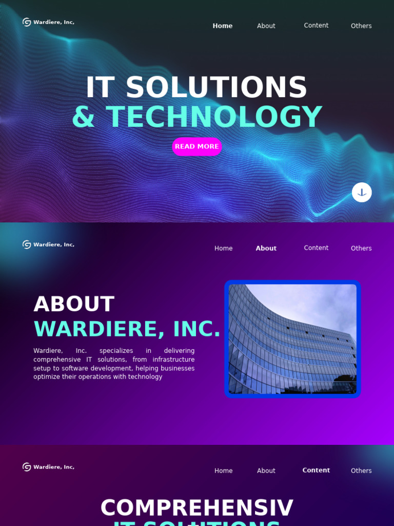 Modern IT Solutions by Wardiere, Inc. | PDF | Cloud Computing ...