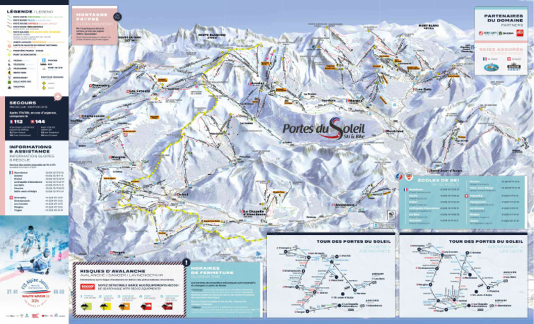 Portes Du Soleil Piste Map 2024 | PDF