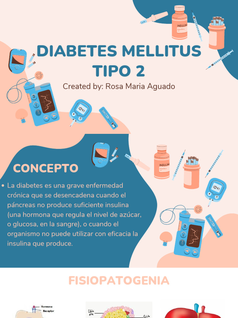 Blue Orange Creative Diabetes Presentation PDF | PDF | Diabetes ...