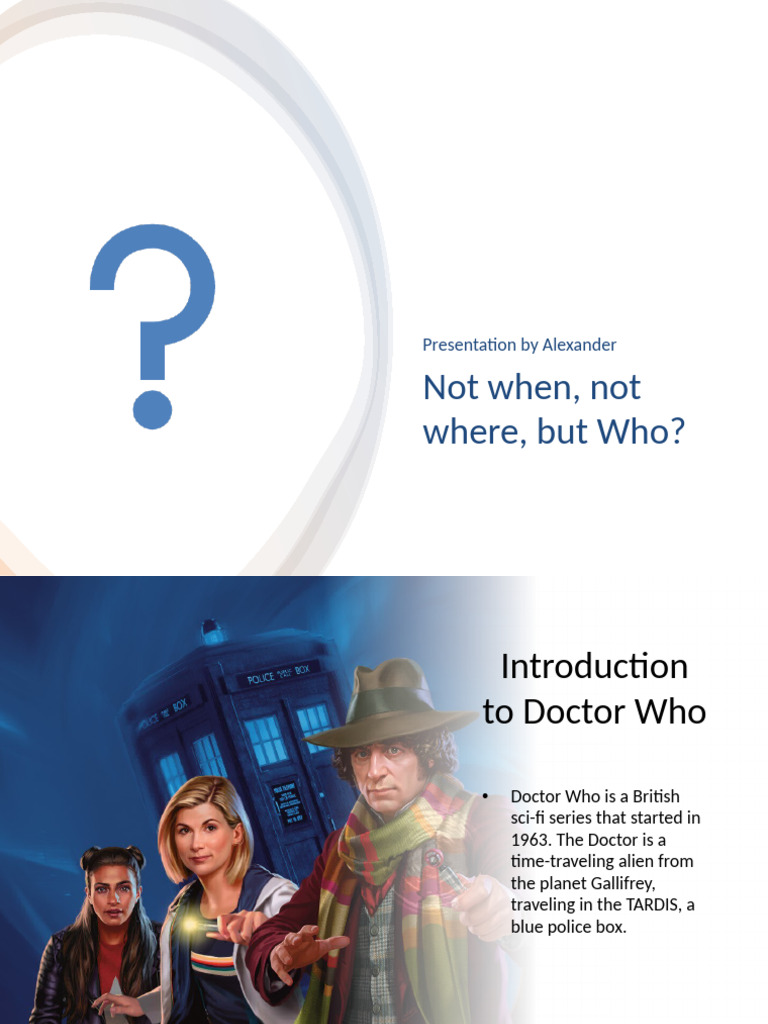Doctor Who: A Sci-Fi Legacy Overview | PDF