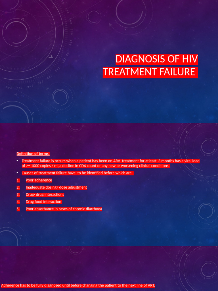 Understanding HIV Treatment Failure Diagnosis | PDF