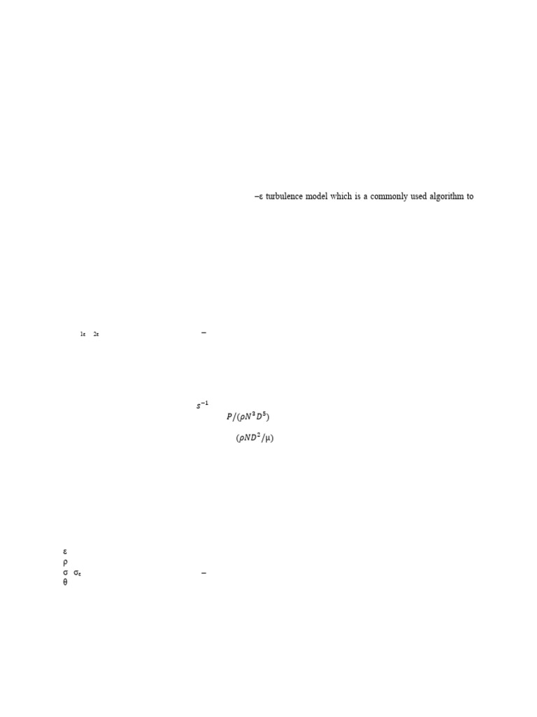 CFD Simulation Model For Mixing Tank Using Multiple Reference Frame (MRF) Impeller Rotation ...