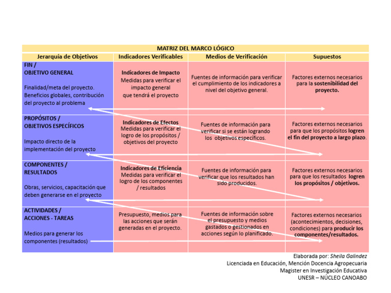 Matriz Marco Logico | PDF | Presupuesto | Economias