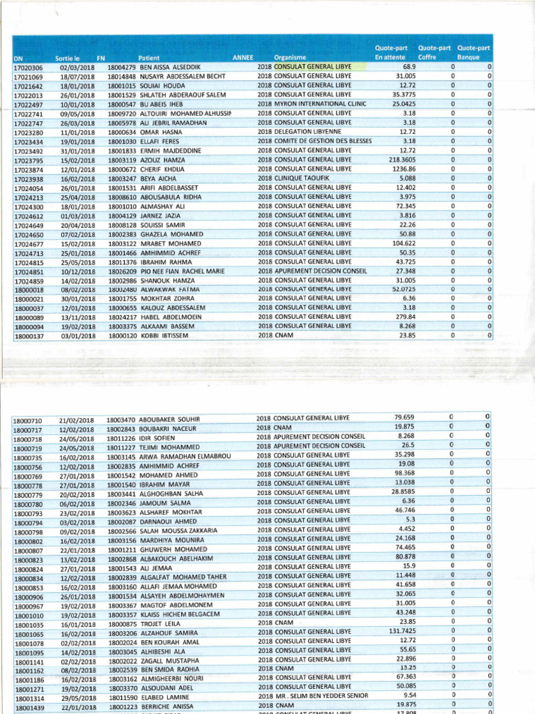 Excel 1 Clinique Soukra 20240207 - 09102408 | PDF
