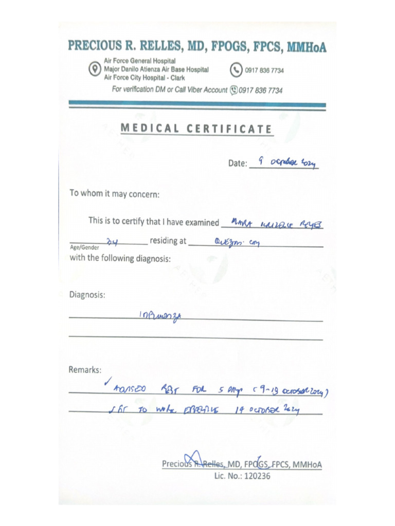 Precious R Relles Md Fpogs Fpcs Mimhoa Pdf