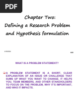 IDENTIFICATION AND SELECTION AND FORMuLATION OF RESEARCH PROBLEM | PDF ...
