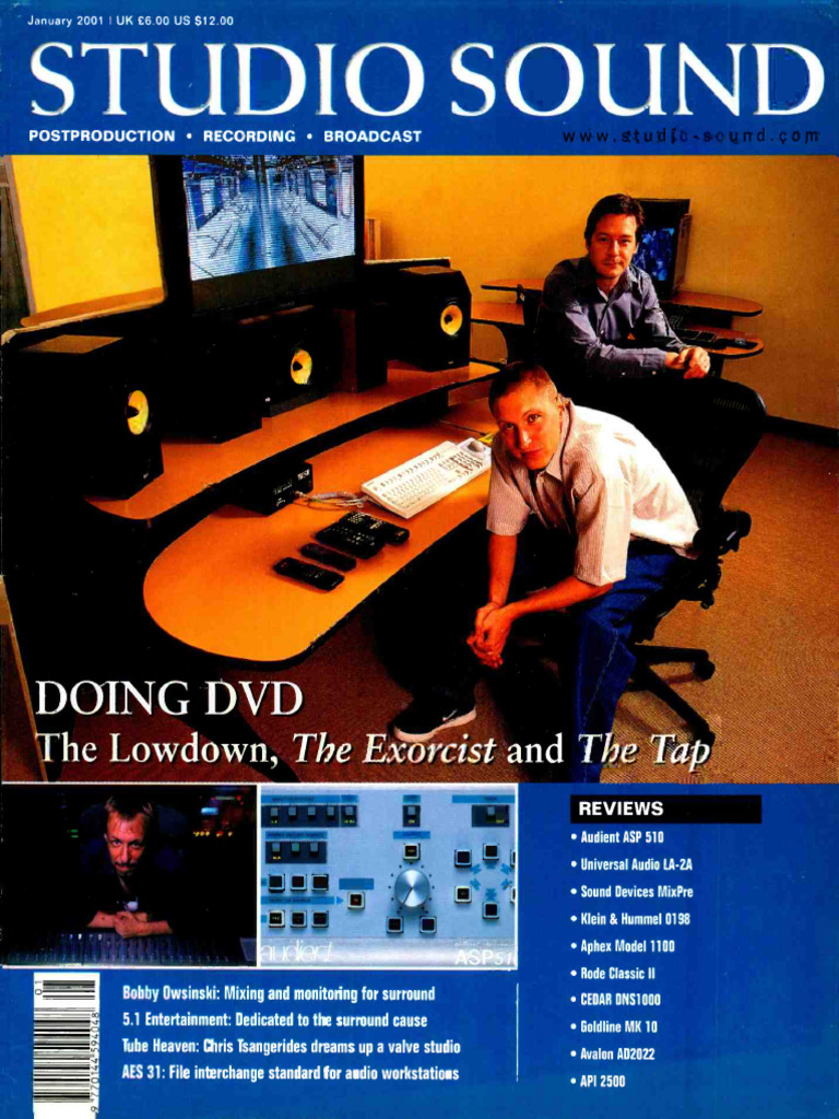 Postproduction Audio Insights January 2001 | PDF | Sound Technology ...