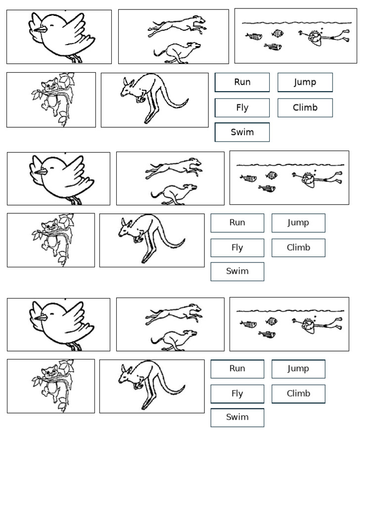 Animals Actions 2do | PDF