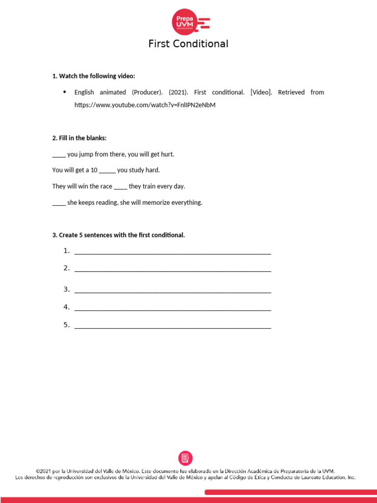 First Conditional | PDF