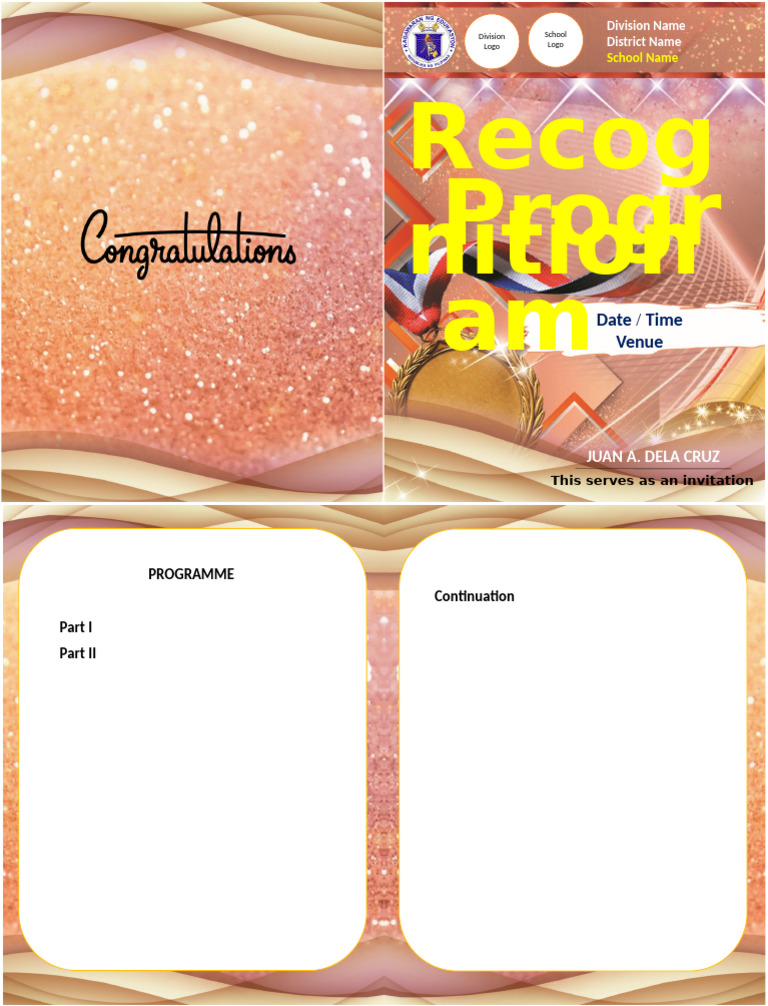 Peach Recognition Program Cover | PDF
