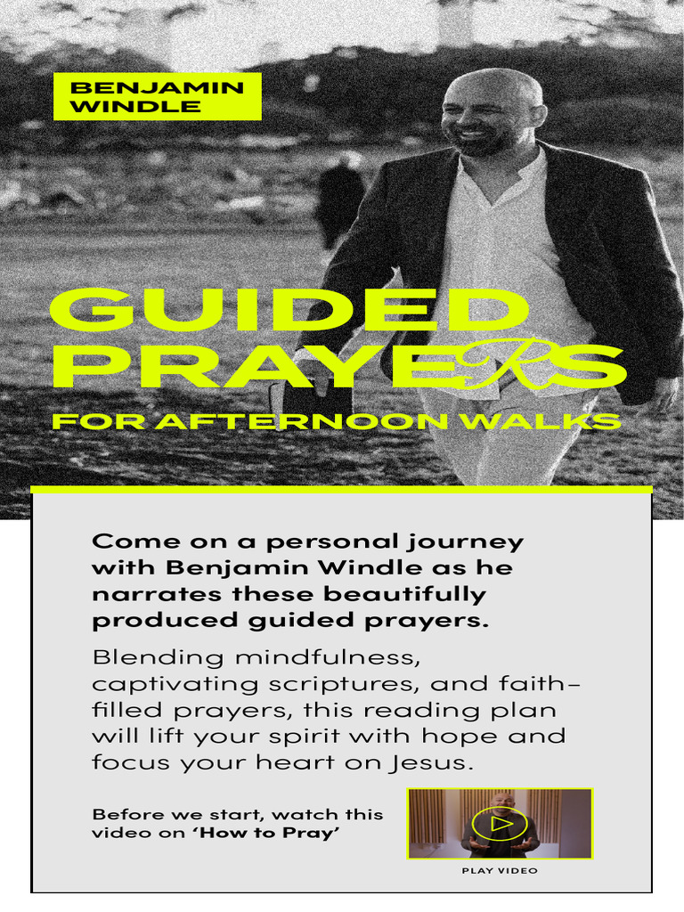 Compressed Guided Prayers For Afternoon Walks Benjamin Windle.01 | PDF ...