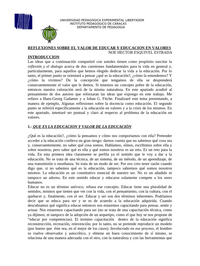 Informe Final 2 | PDF | Enseñando | Pensamiento