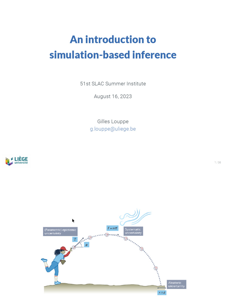 [Seminar] An introduction to simulation-based inference | PDF | Statistical Inference ...