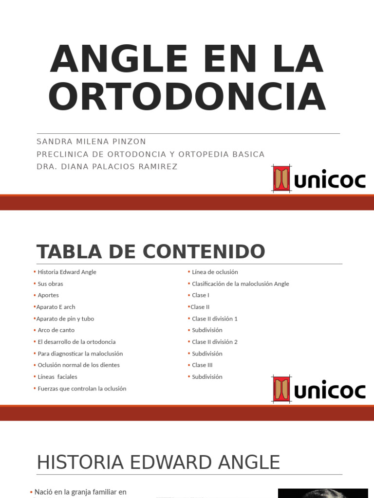 Aportes de Edward Angle en Ortodoncia | PDF | Ortodoncia | Odontología
