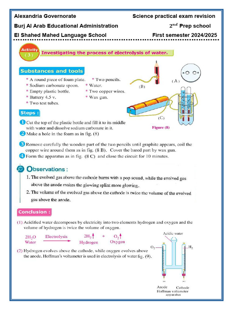 Practical Science 2 Prep - Revision | PDF