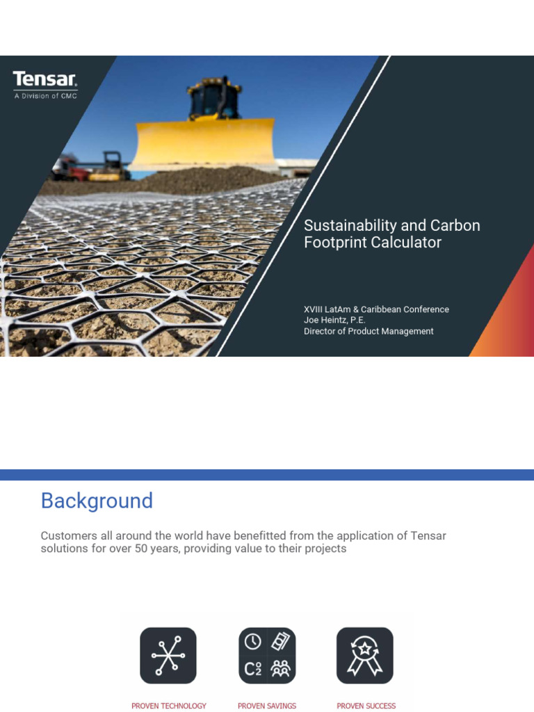 206 - Joe Heintz - Sustainability & Carbon Calculator Cartagena | PDF ...