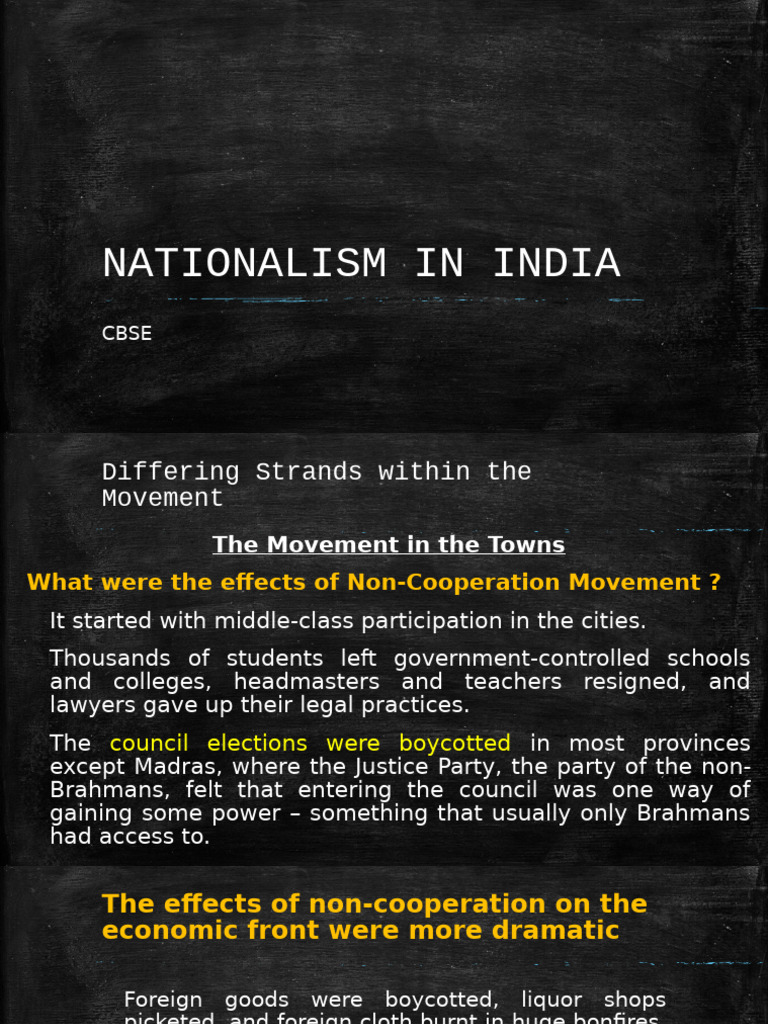 Nationalism in India Part 2 | PDF | Mahatma Gandhi | British Raj