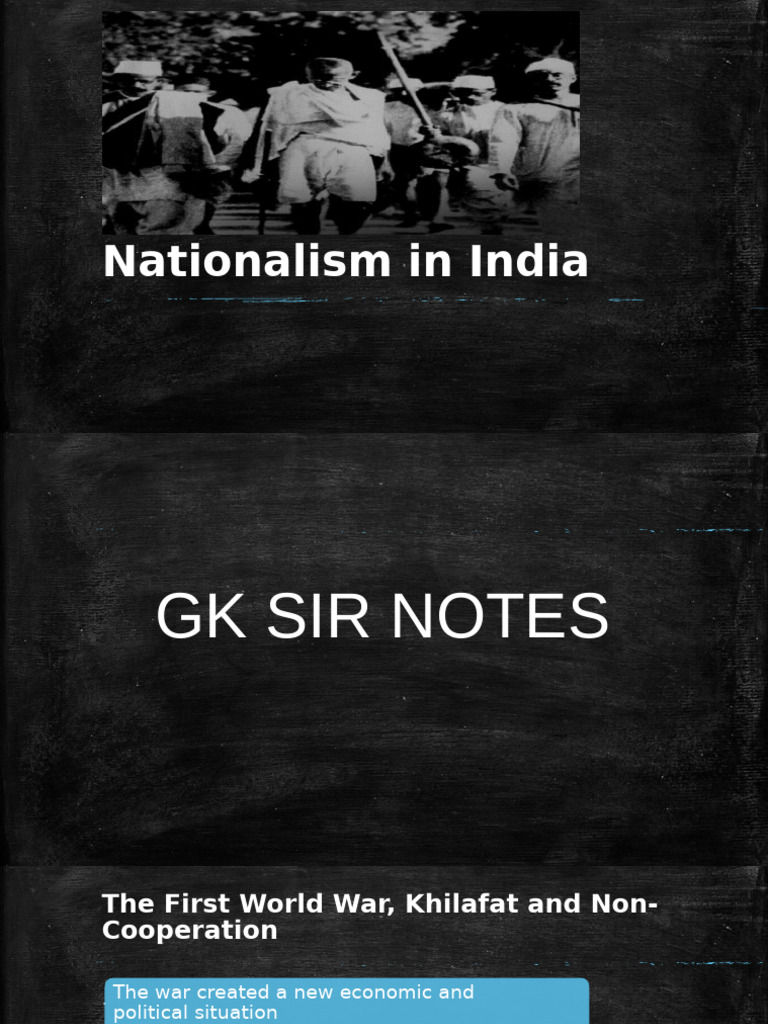 Nationalism in India (NTSE) | PDF | Mahatma Gandhi | Indian Nationalism