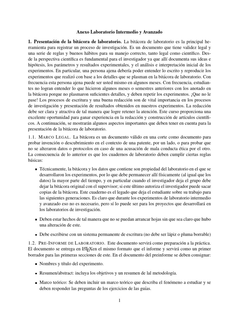 Recomendaciones - Bitácora - e - Informe 2025 | PDF | Experimentar ...