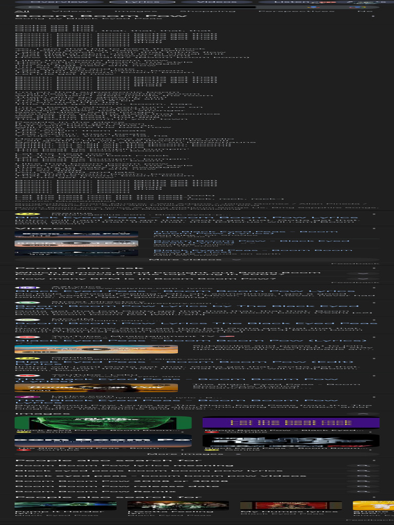 Boom Boom Pow - Google Search | PDF