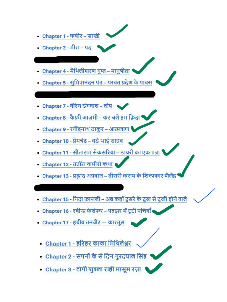 HINDI SYLLABUS MOST IMPORTANT | PDF