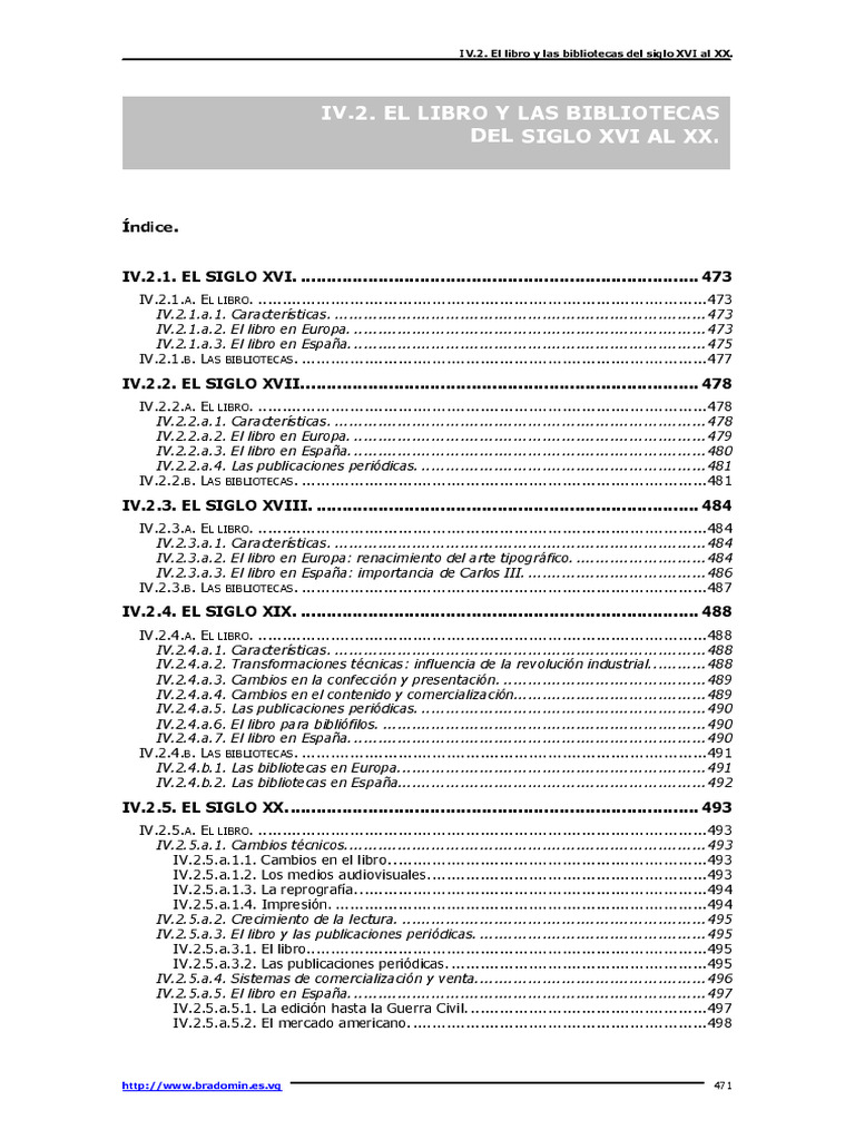 Siglo Xvi-xx & | PDF