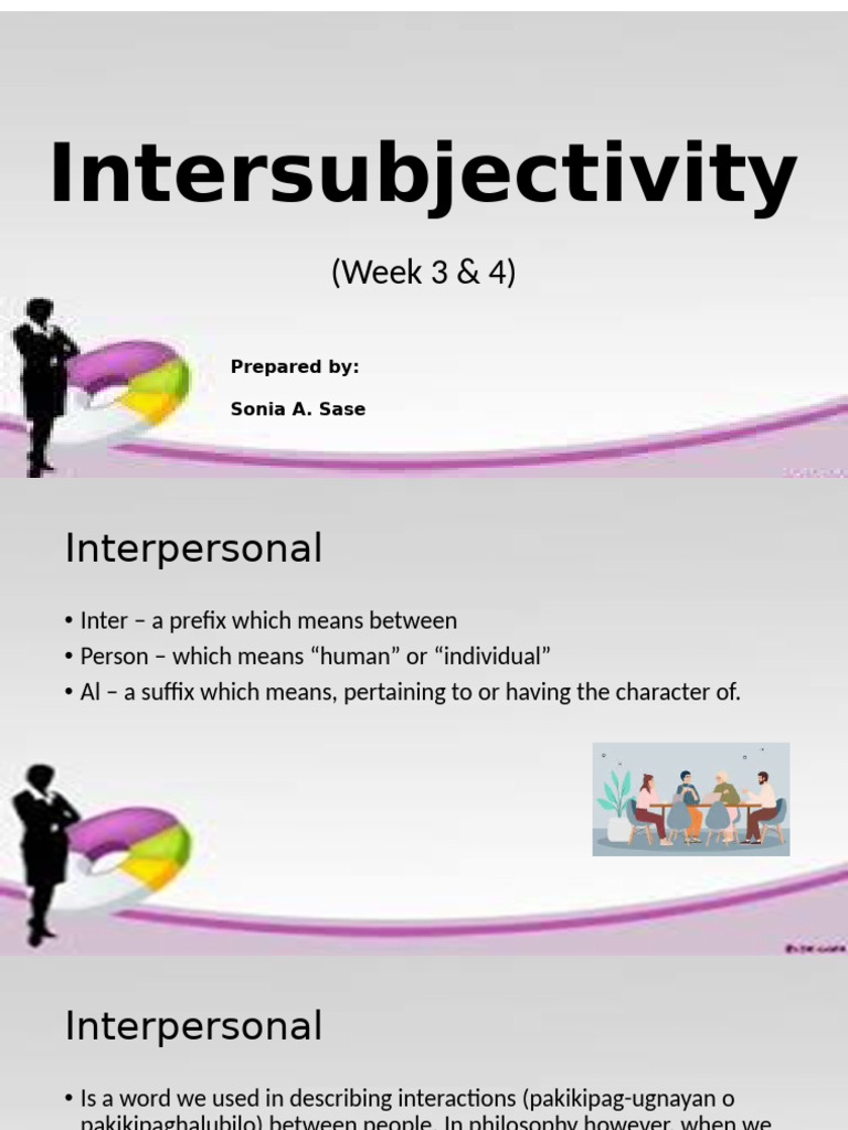 Intersubjectivity | PDF