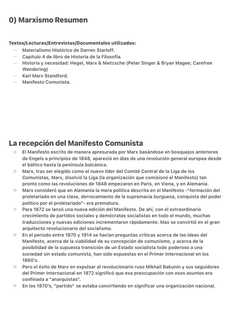 Historia y Evolución del Marxismo | PDF | Karl Marx | Comunismo