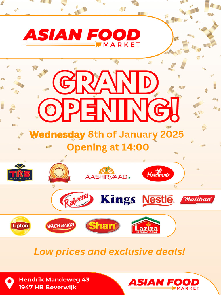Grand Opening - Asian Food Market - 08-01-2024 | PDF