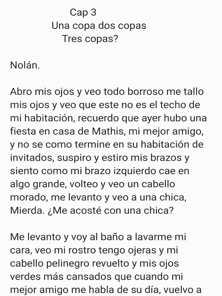 Una Copa Dos Copas Tres Copas | PDF