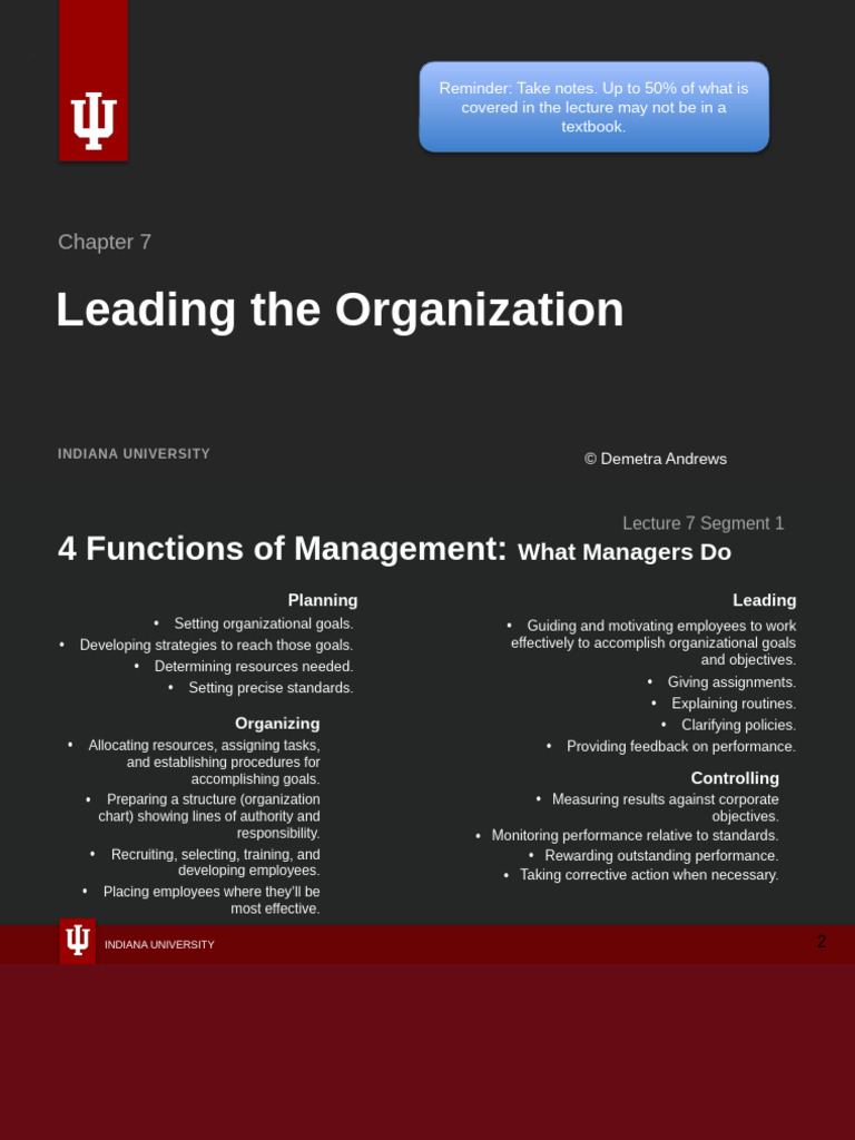 Management Functions and Leadership Roles | PDF | Swot Analysis | Goal