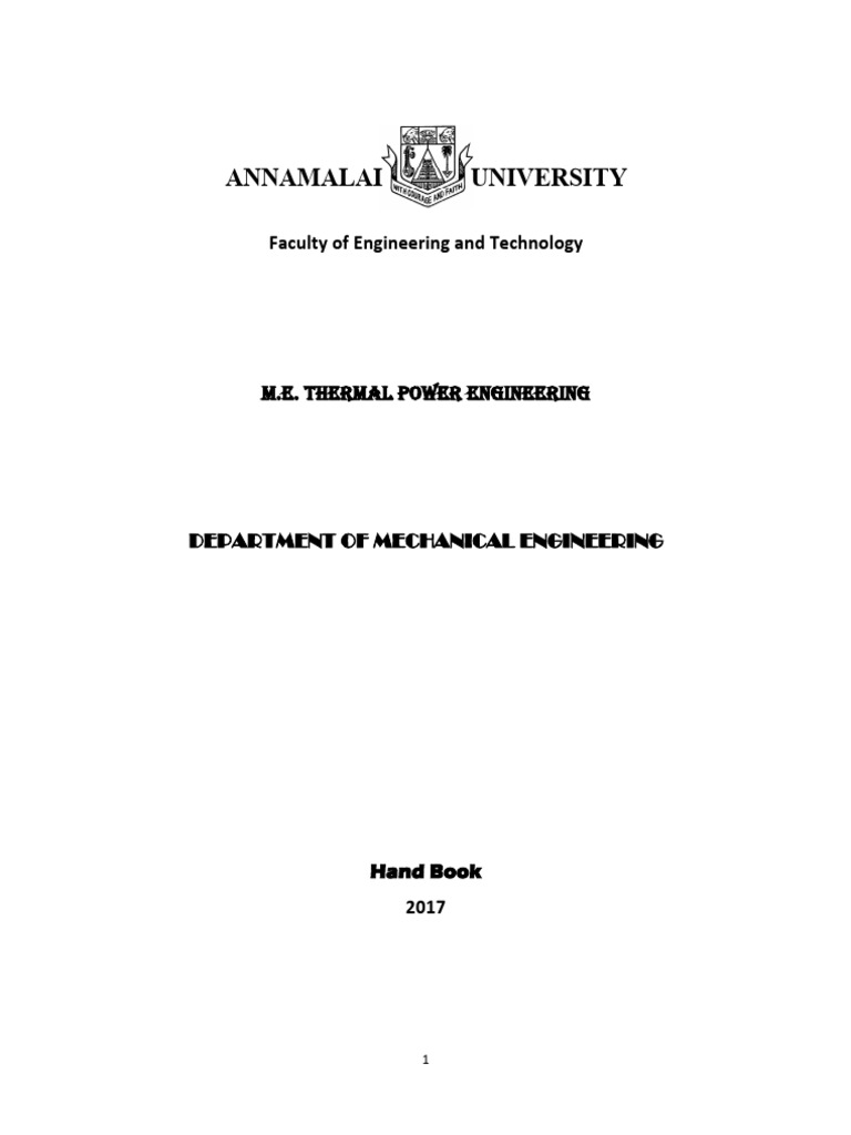 M.E. Thermal Power Engg Handbook | PDF | Fluid Dynamics | Thermodynamics