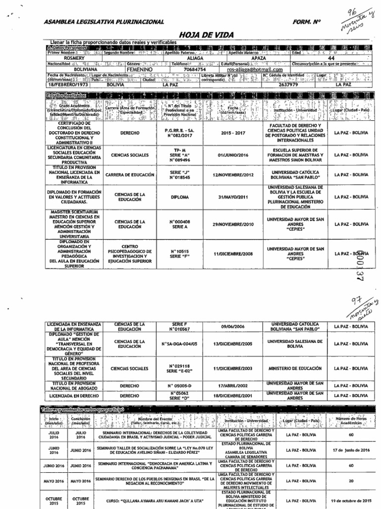 Aliaga Apaza Rosmery | PDF
