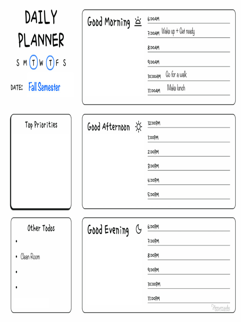 3rd Grade Daily Schedule Overview | PDF