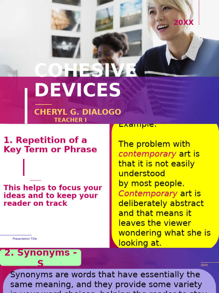 English Cohesive Devices | PDF