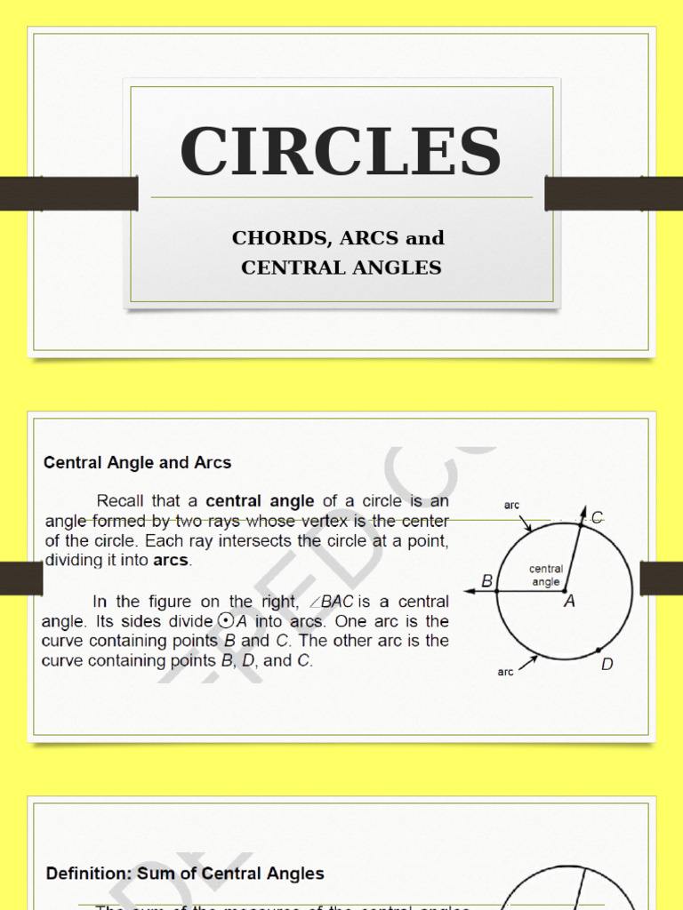 Circles 1a | PDF