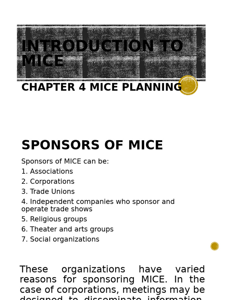 HPC 7 Lesson 4 MICE Planning | PDF | Menu | Meal