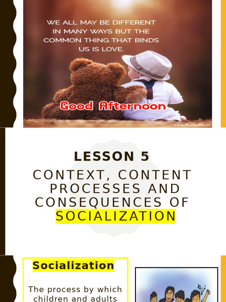 UCSP-LESSON-5 | PDF | Socialization | Parenting