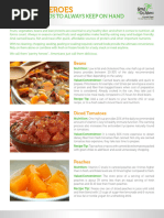 Chart of Standard Can Sizes | PDF | Ounce | Pound (Mass)