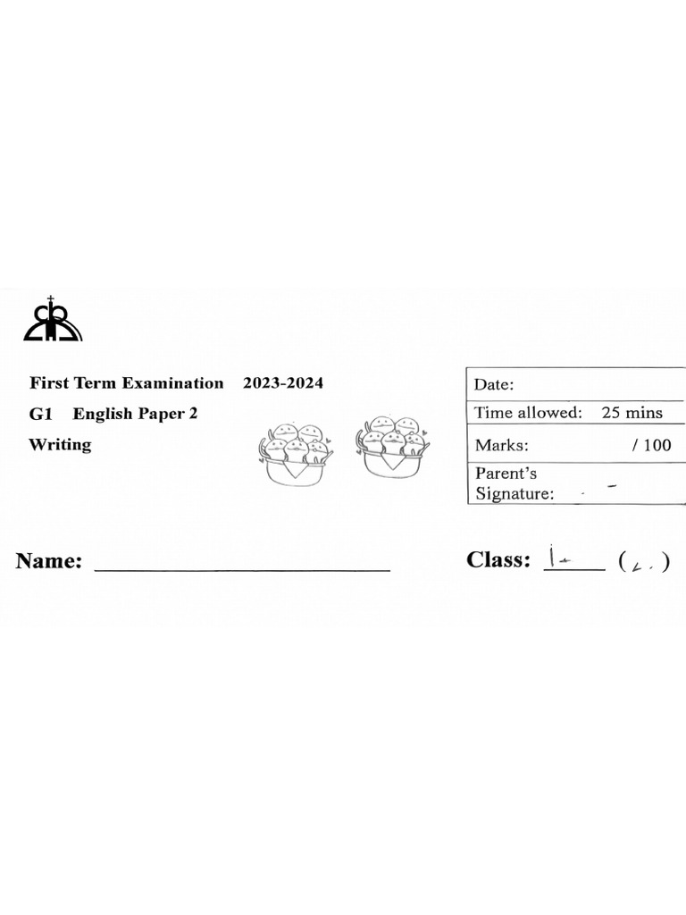 G1 Eng Writing Exam | PDF