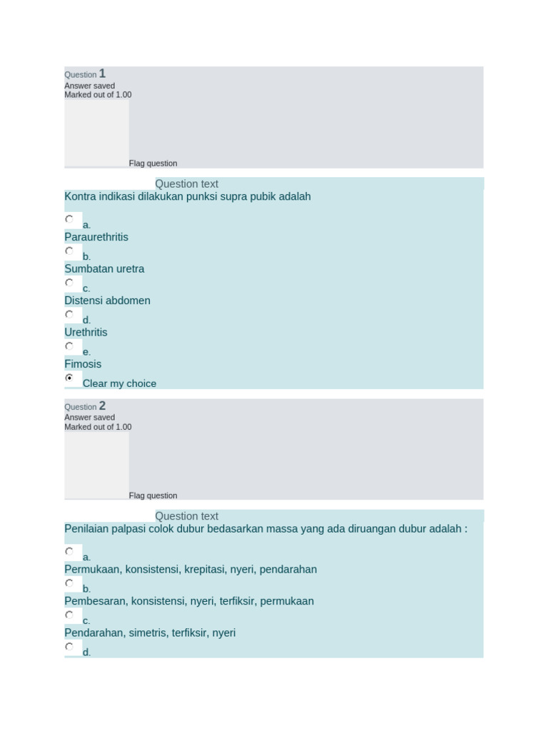 Ujian CSL Topik Uro | PDF