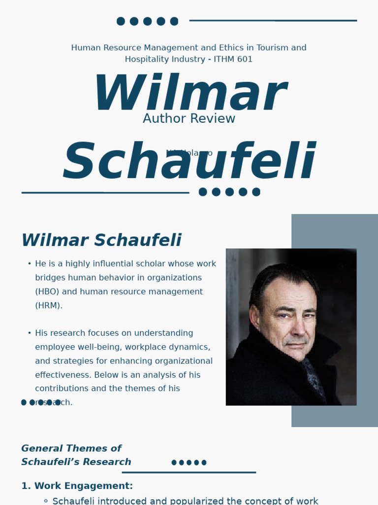 Wilmar Schaufeli_20250112_104724_0000 | PDF | Human Resource Management | Occupational Burnout